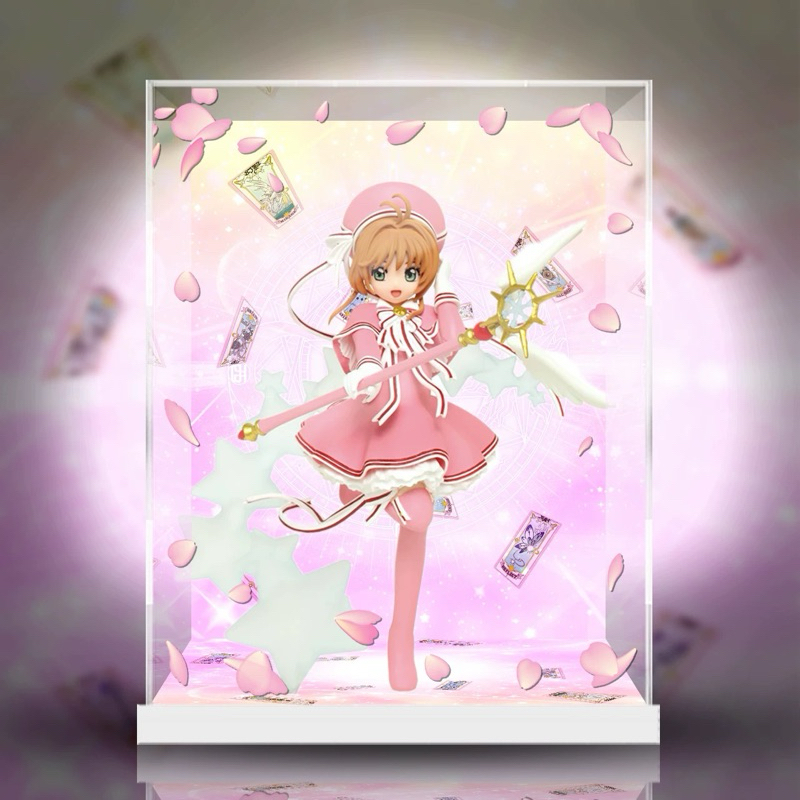 《Yao 挖寶趣》 泡泡瑪特 PVC GK 黏土人 黏土娃 盒玩 食玩 雕像 燈光 階梯 尺寸客製化 展示盒101 | 蝦皮購物