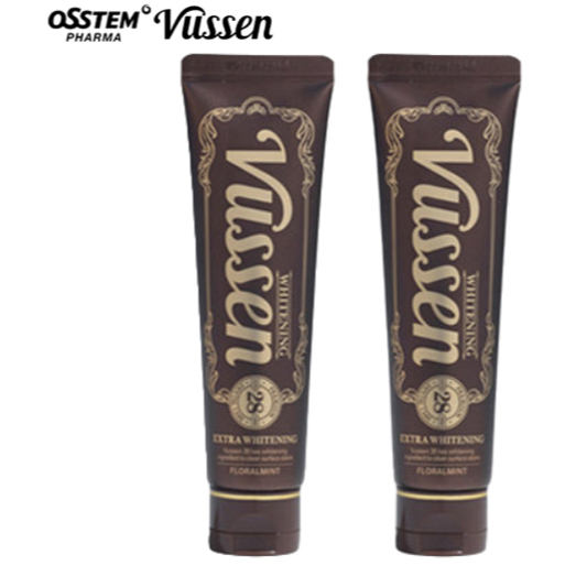 🔥現貨🔥VUSSEN 28 TEETH WHITENING TOOTHPASTE DUO 牙膏 | 蝦皮購物