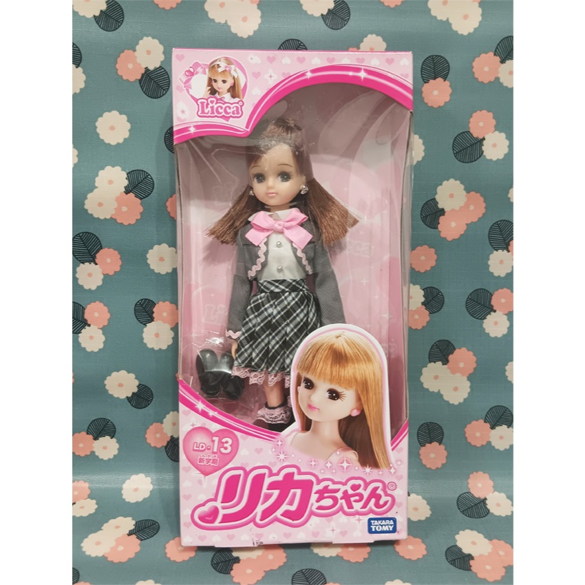 [Licca娃娃]制服莉卡 LD-13新學期(深棕髮) | 蝦皮購物