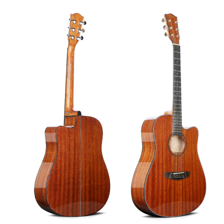 【響赫樂器】民謠吉他DEVISER-L825A-DC新款亮光/D桶缺角/全沙比利木/無口輪41 | 蝦皮購物