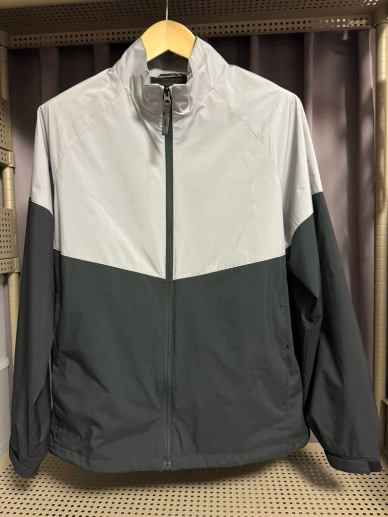 #二手 lativ 立領 防風外套 男款 灰黑/L | 蝦皮購物
