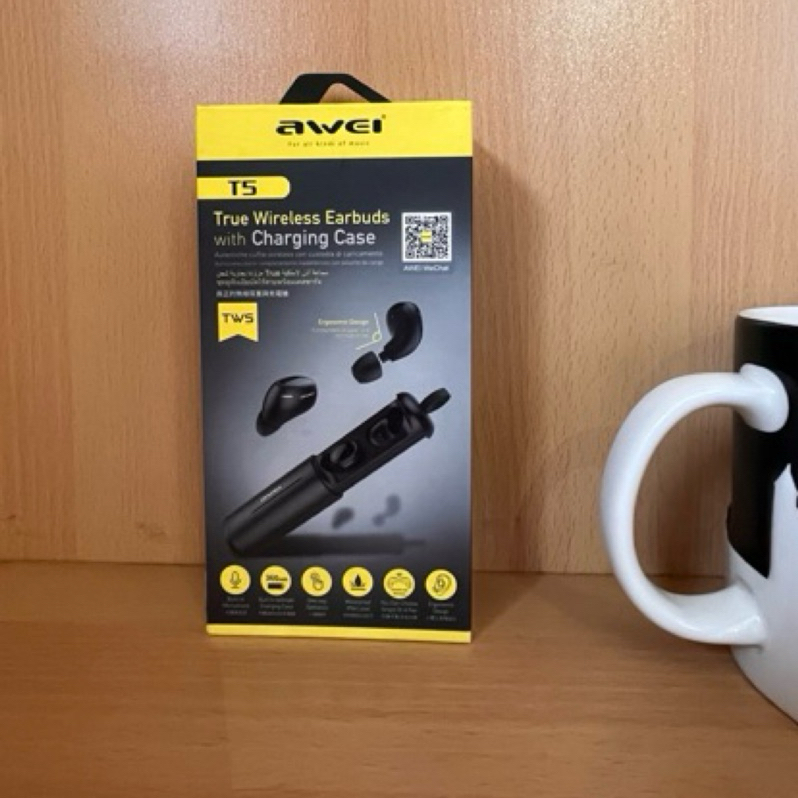 【比爸3C】AWEI T5 無線藍牙耳機 | 蝦皮購物