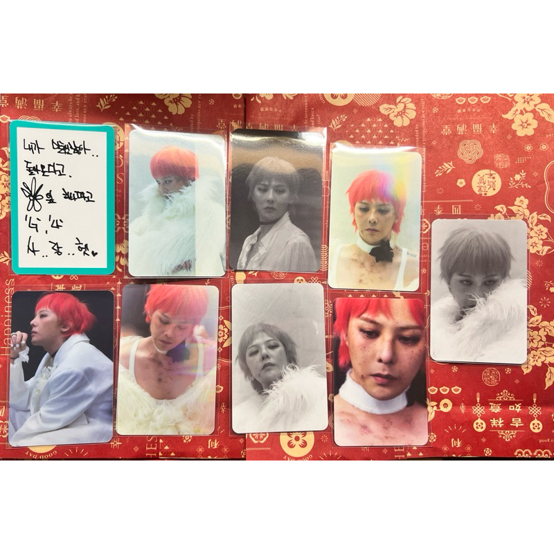 G-DRAGON 全新 PHOTOCARD照片小卡專輯+WM特典卡一張 | 蝦皮購物