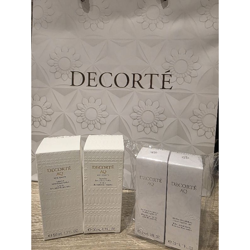 黛珂Decorte AQ完美精質極燦全能露50ml／AQ煥妍嫩白乳 嫩白露 30ml×2旅行組 下單即贈小樣 | 蝦皮購物