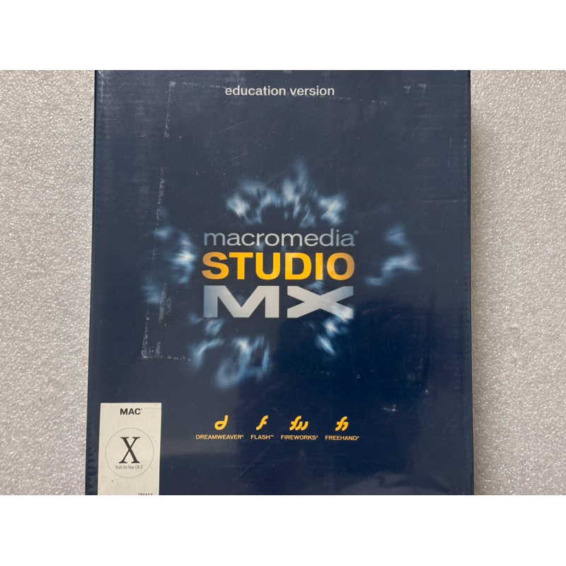 Macromedia Studio MX education version,For Apple Mac OS X | 蝦皮購物