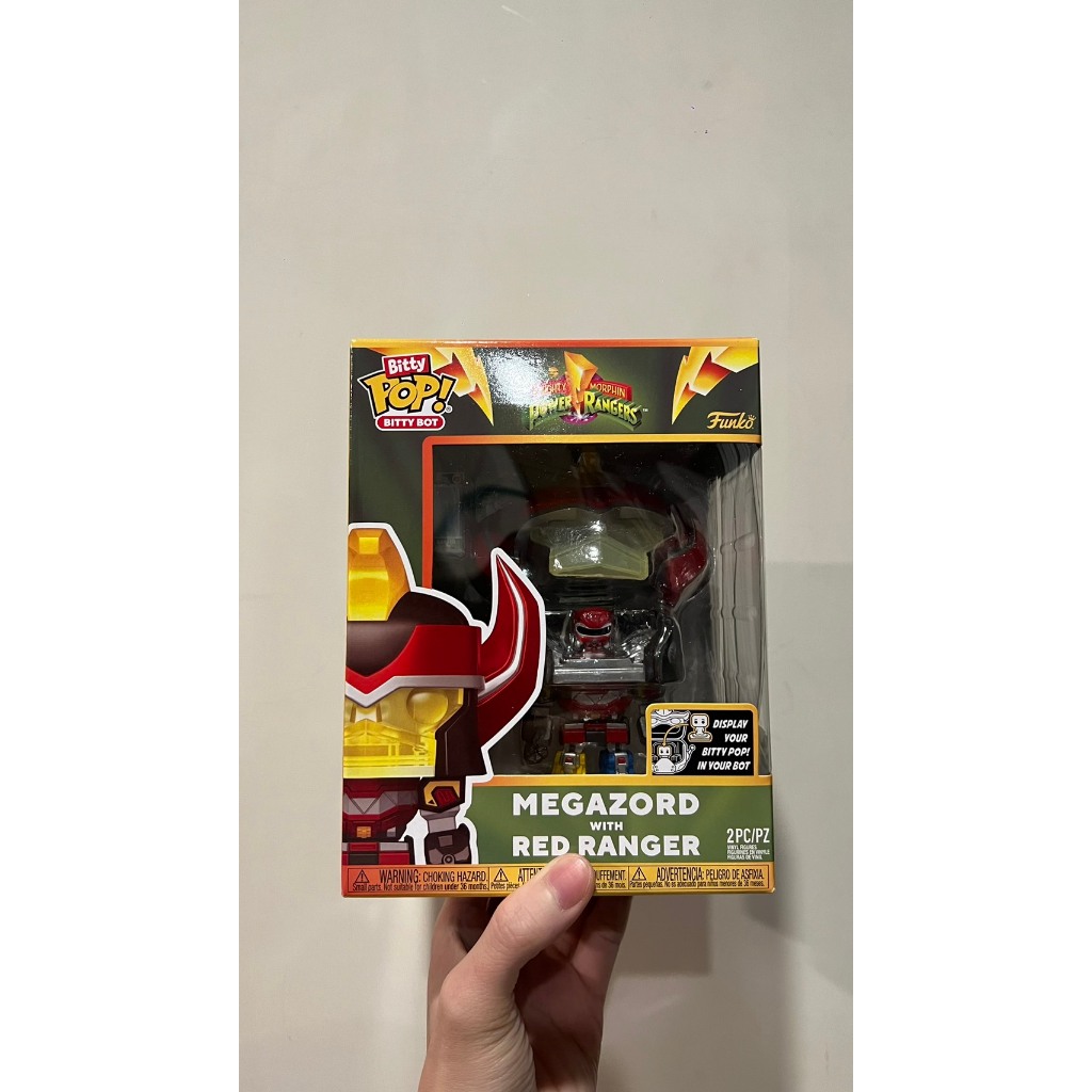 Funko Bitty Pop! Megazord with Red Ranger 金剛戰士 超力戰神ZEO | 蝦皮購物