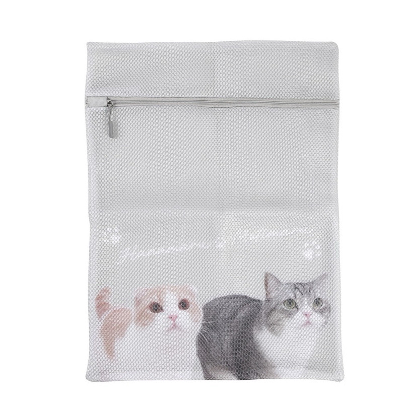 [現貨]日本 DAISO 大創 THREEPPY 貓咪日記 麻糬丸 花丸 MOTIMARU 合作活動商品 洗衣網袋 | 蝦皮購物