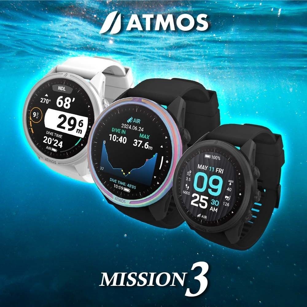 【超值價】ATMOS MISSION 3 潛水錶 電腦錶 潛水電腦錶 潛水錶 水肺 自潛 滑雪 游泳 水上運動 智慧手錶 | 蝦皮購物