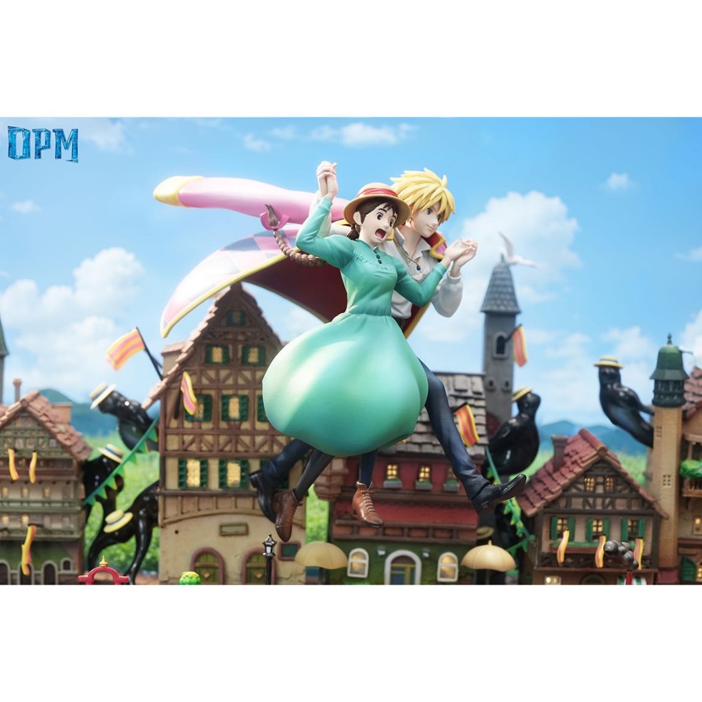 【GK預購】OPM - 宮崎駿桌面小場景系列006 蘇菲與霍爾空中漫步 (下單前請先私訊聊聊) | 蝦皮購物