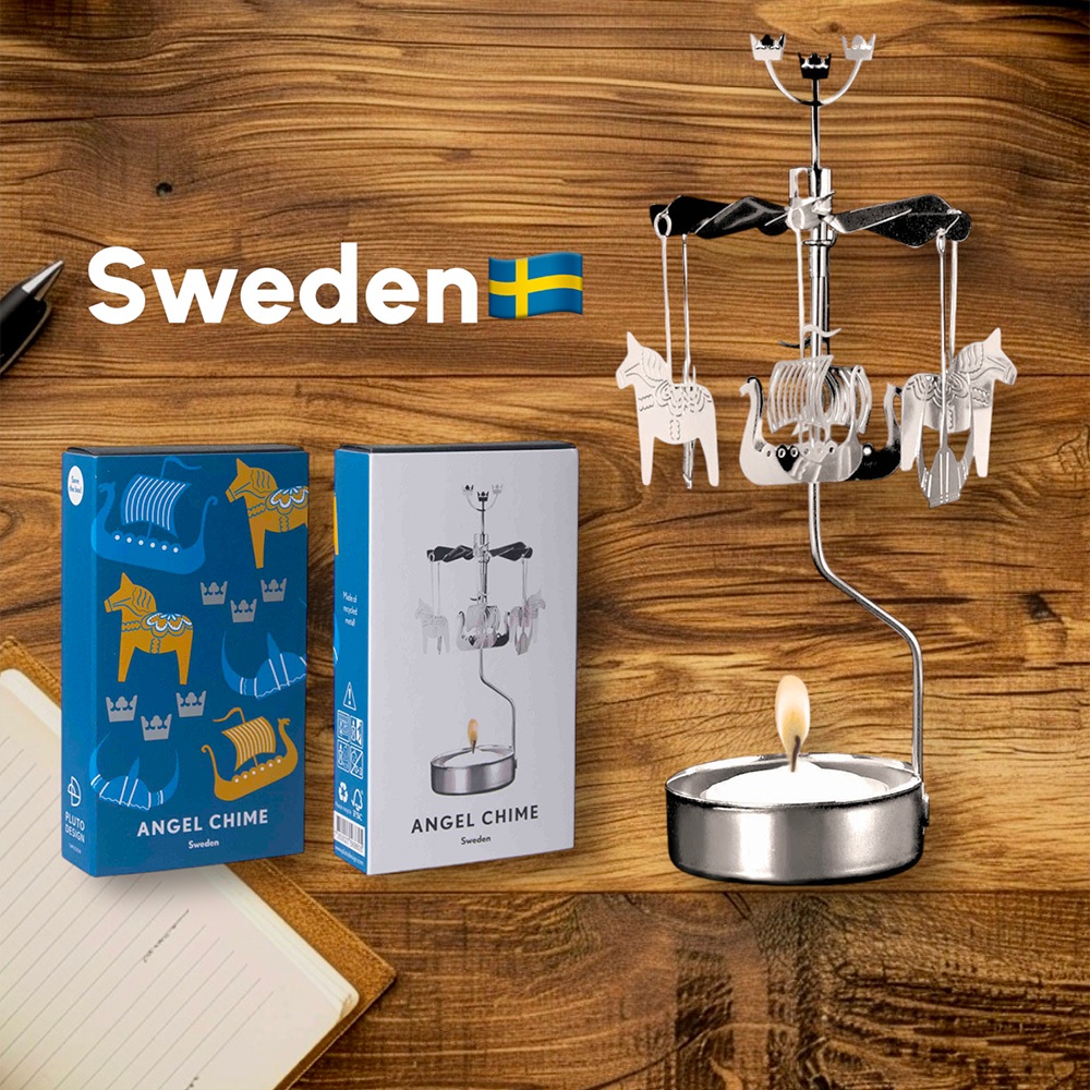 【Aelgmark】PLUTO Design 維京人旋轉燭座(附蠟燭) | 蝦皮購物