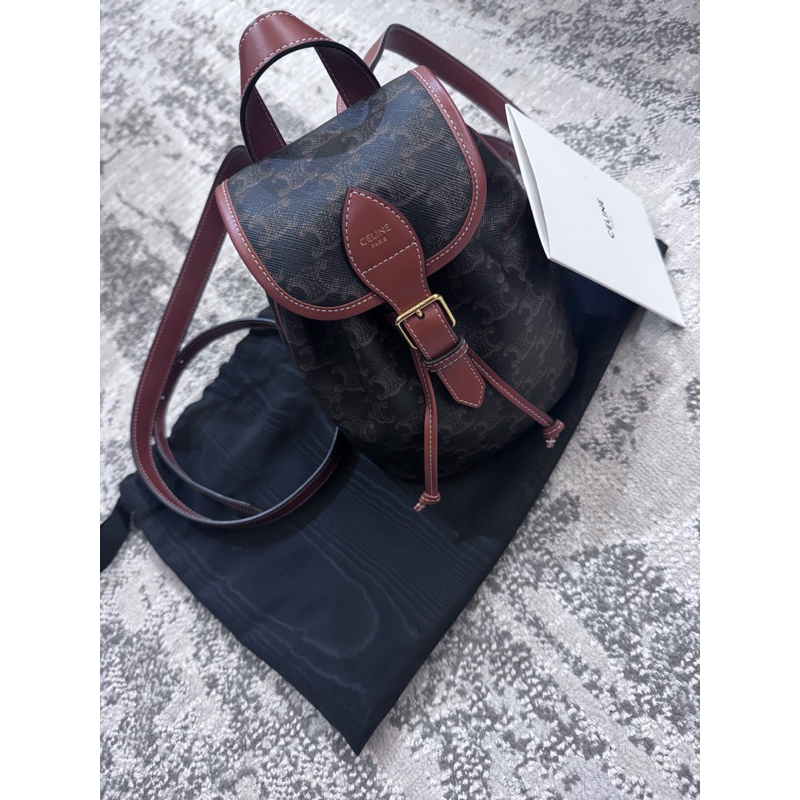 專櫃正品Celine mini backpack 後背包 99新 微風南山購入 | 蝦皮購物