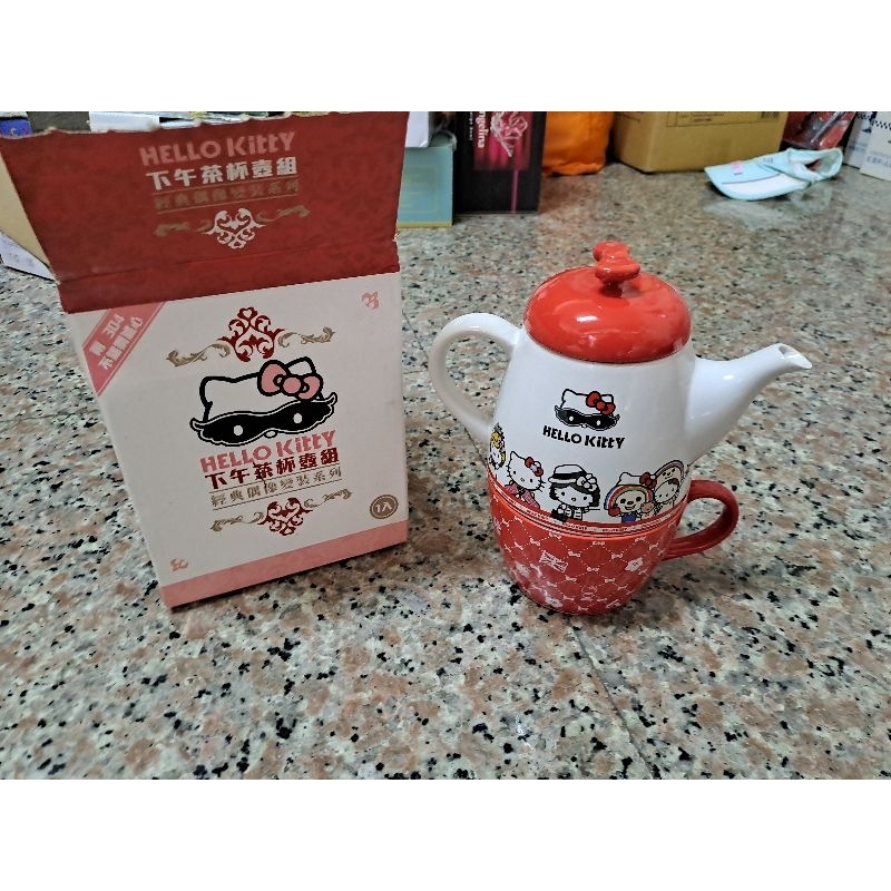 全新 711 Hello KITTY 下午茶杯壺組 | 蝦皮購物