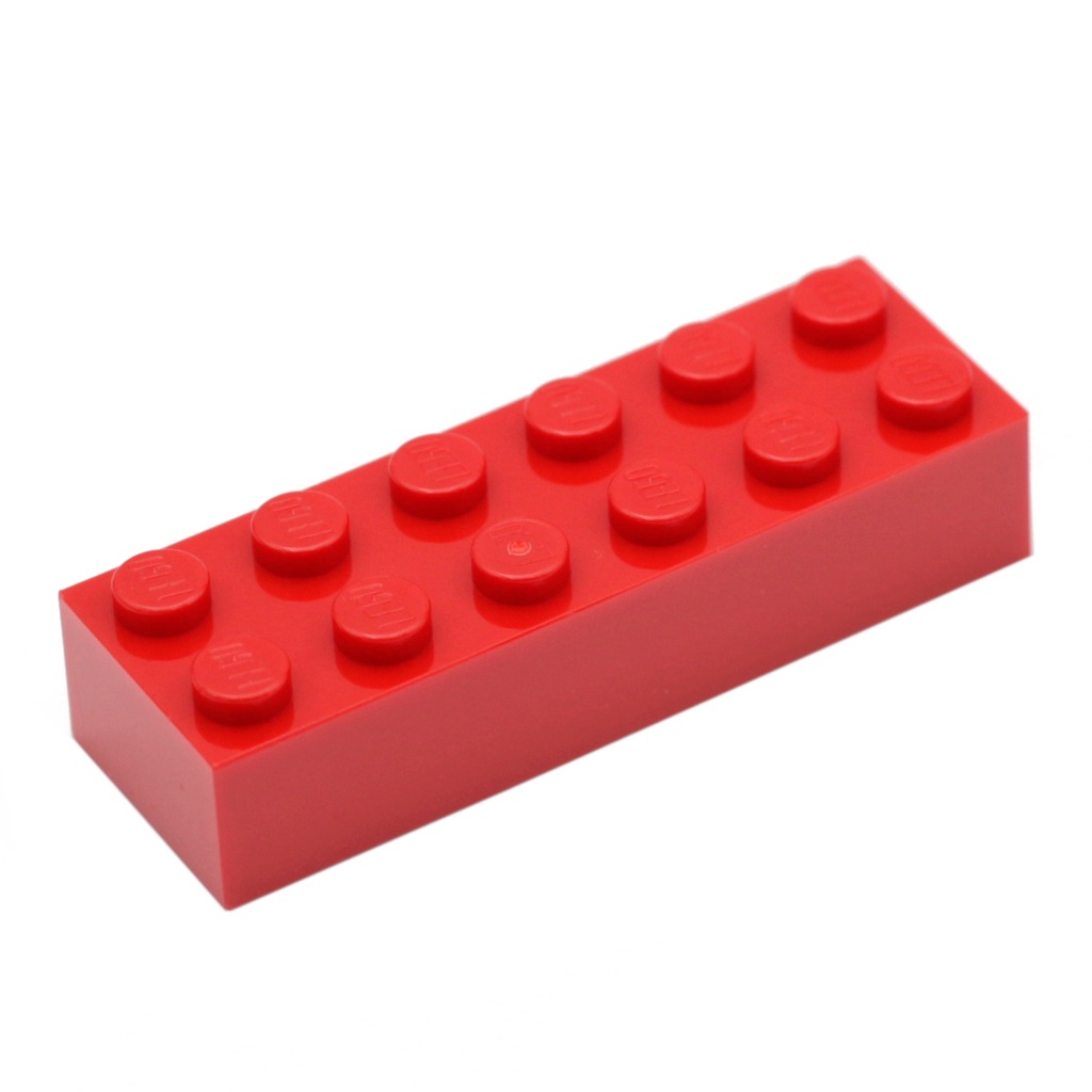 COOLPON｜這是樂高®LEGO®的正版零件 紅色 Brick 2x6 基礎磚 2456 44237 4181138 | 蝦皮購物