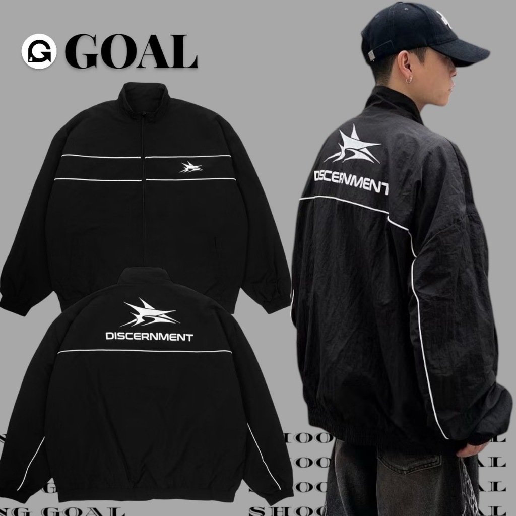 GOAL DCM TRACK JACKET 狐狸 衝鋒外套 防風外套 男女款 尼龍 防潑水 DISCERNMENT 台南 | 蝦皮購物