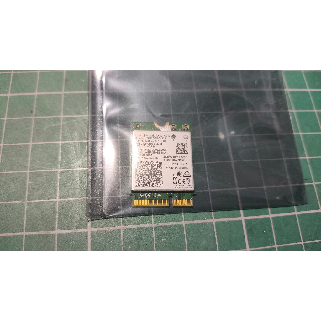 Intel雙頻 AX201 M.2無線網卡 AX201NGW 藍芽5.1 WiFi6 全新拆機品 | 蝦皮購物