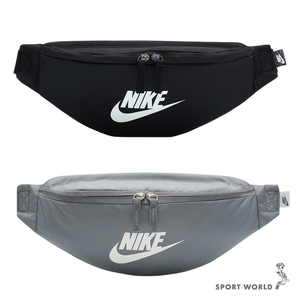 Nike 腰包 斜背包 側背包 雙拉鍊 黑/灰【運動世界】DB0490-010/DB0490-084 | 蝦皮購物