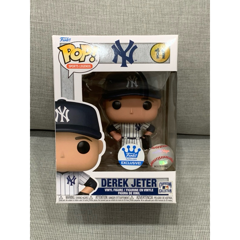 現貨 FUNKO POP 附保護盒 德瑞克·基特 DEREK JETER MLB 11 大聯盟 台灣未販售 數量稀少 | 蝦皮購物