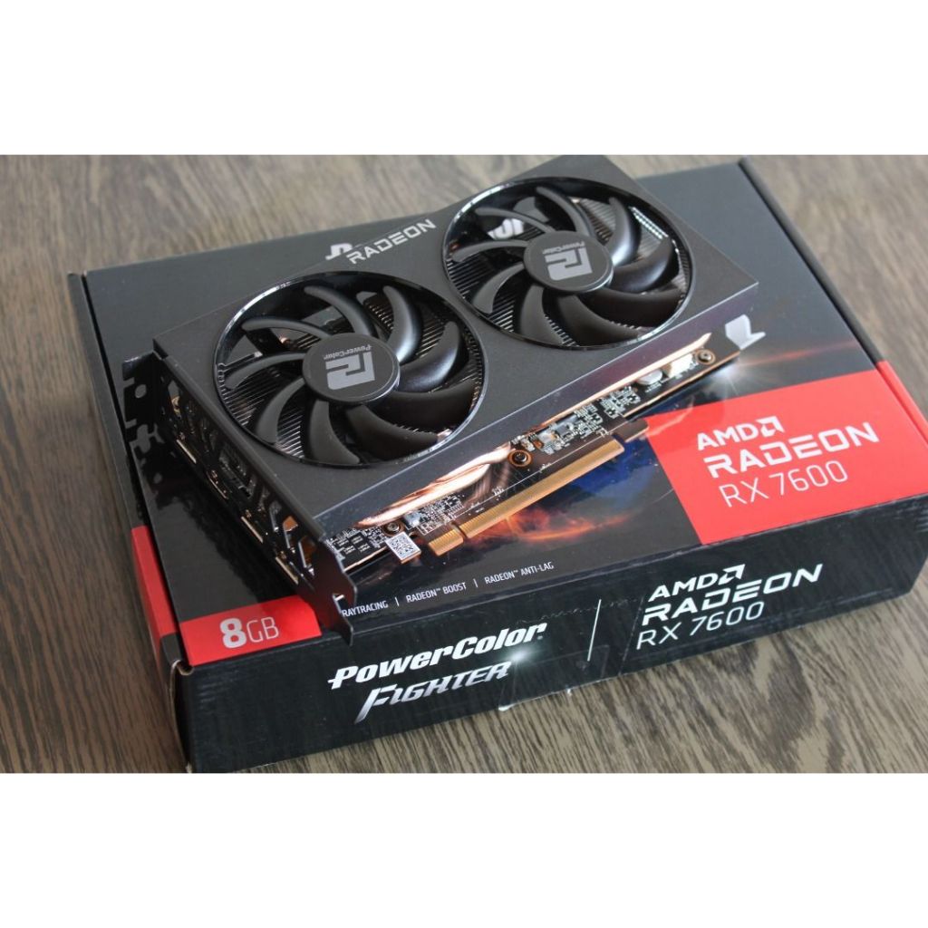 PowerColor 撼訊 FIGHTER RX7600 8G-F 競技版 顯示卡 RTX4060 RX6600 | 蝦皮購物