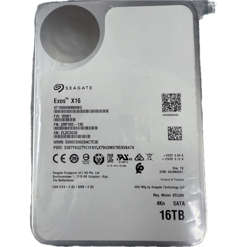 Seagate希捷16TB EXOS X16 銀河系列 NAS、企業級硬碟 | 蝦皮購物