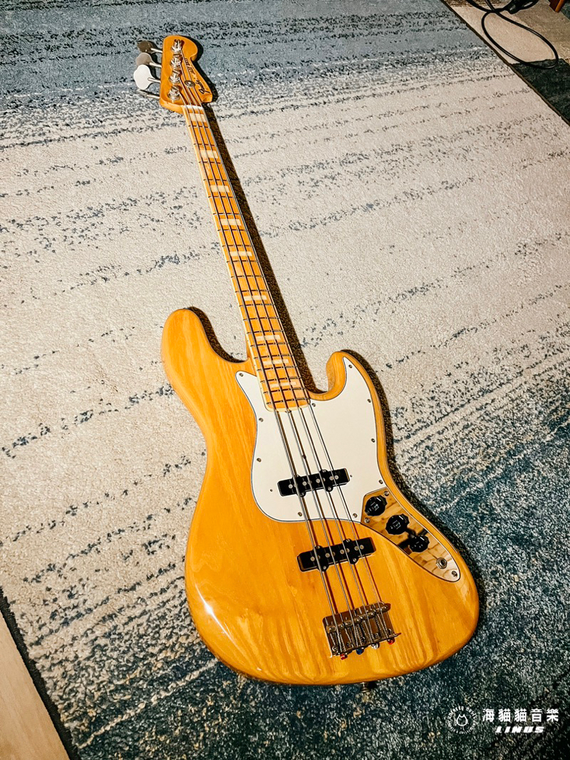 《超美木紋！》Fender Japan JB75 Jazz Bass Natural | 蝦皮購物