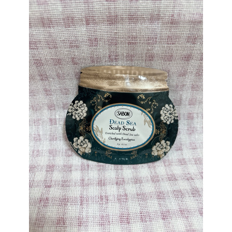 全新｜Sabon 淨煥尤加利死海黑礦泥頭皮磨砂膏8g | 蝦皮購物