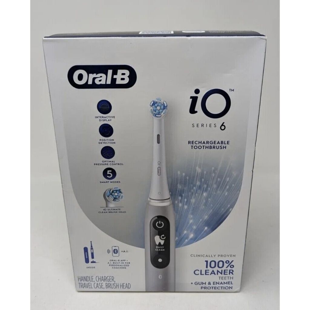 現貨全新 德國製Braun百靈Oral-B歐樂B IO6同IO SLIM微磁AI智慧電動牙刷 另有IO3 | 蝦皮購物