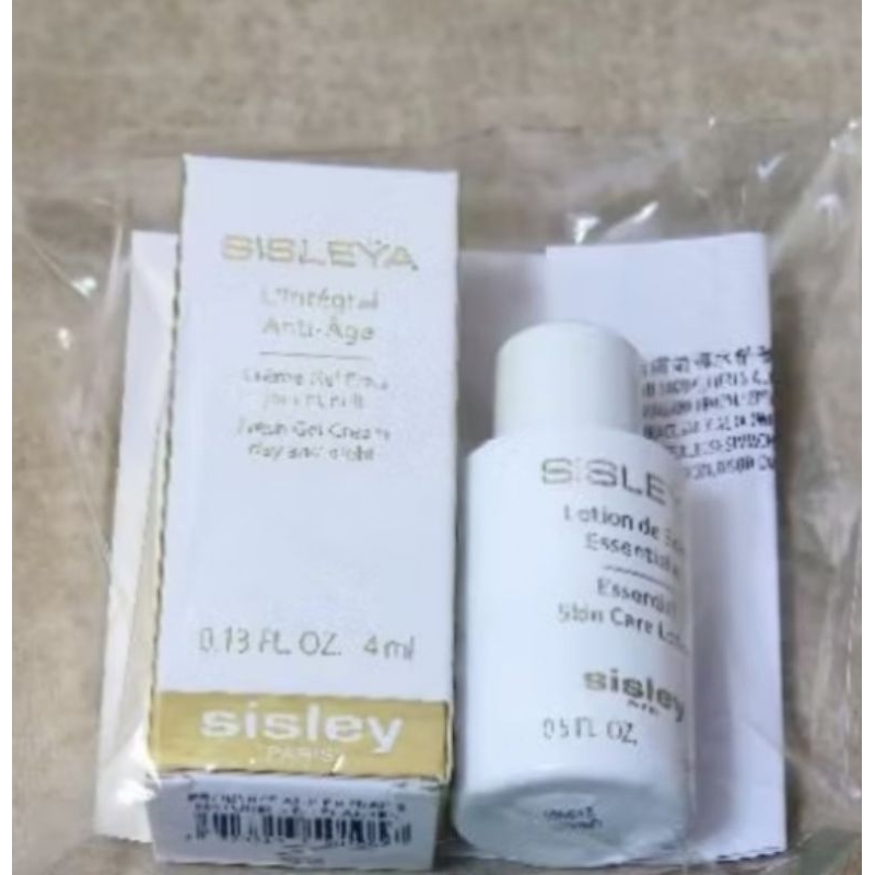 Sisley希思黎抗皺活膚前導水精華15ml+抗皺活膚御緻駐顏流晶霜4ml | 蝦皮購物