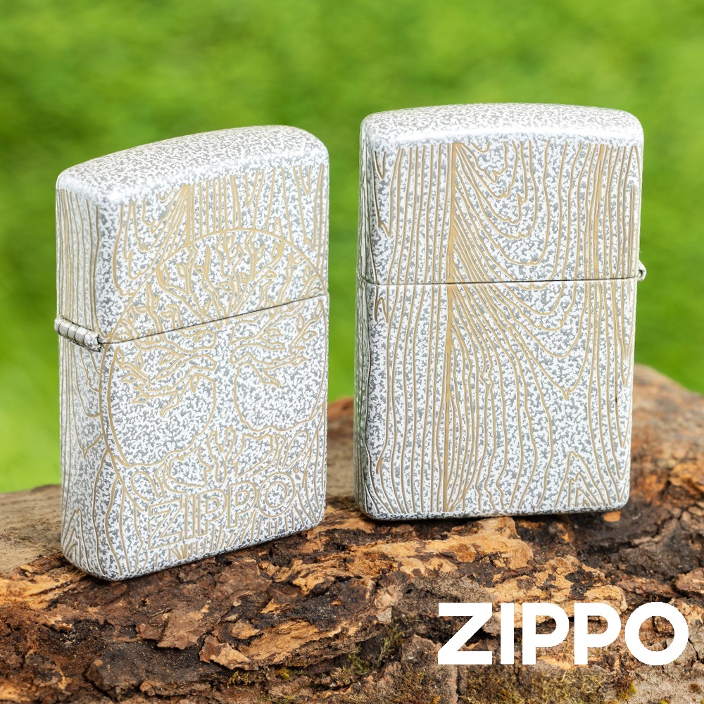 ZIPPO 精雕細刻生命之樹防風打火機 生命之樹圖案 文化象徵 優雅和深度 生命之樹圖案 終身保修 46697 | 蝦皮購物