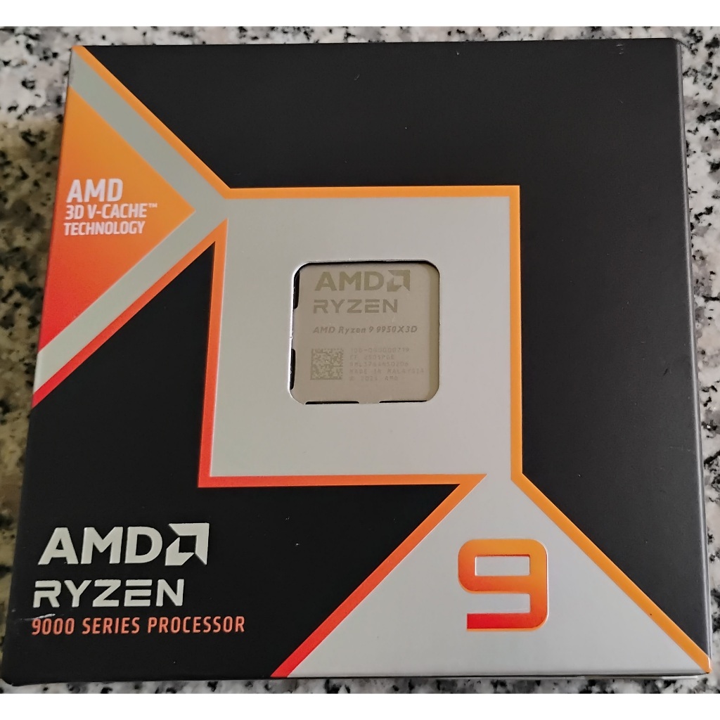 含稅價 AMD Ryzen R9-9950X3D 9950X3D 4.3GHz 16核心 中央處理器 全新未拆 | 蝦皮購物