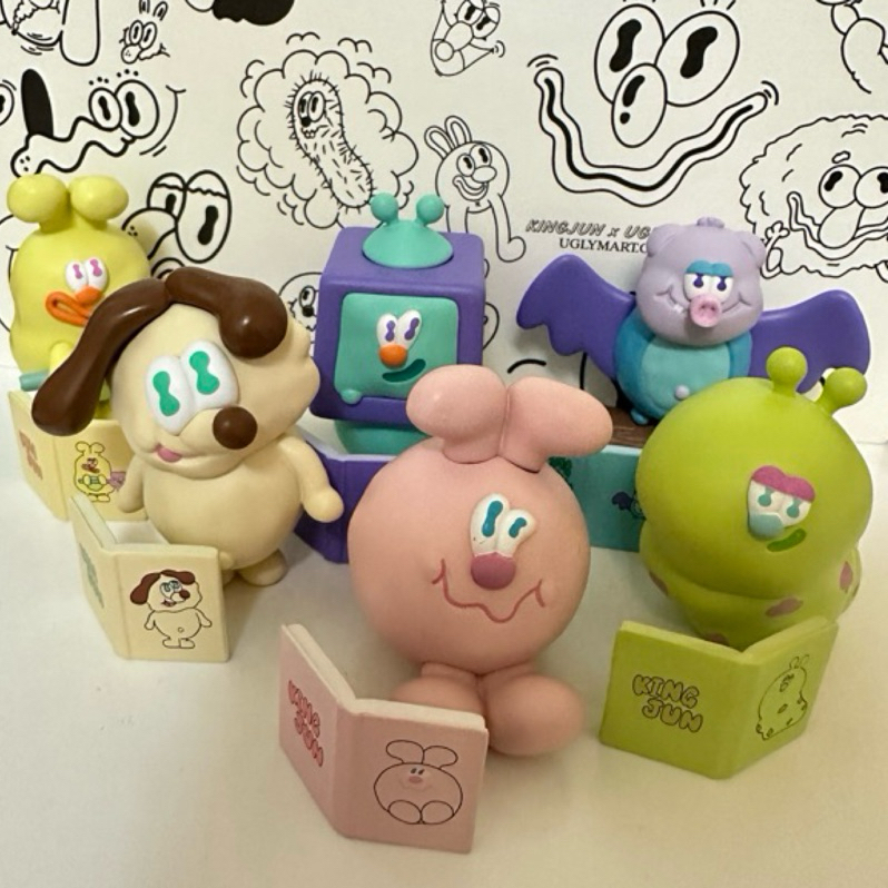 全新現貨 正版Jinart x Kingjun Kingjun的畫冊 盒玩 公仔 一中盒 | 蝦皮購物