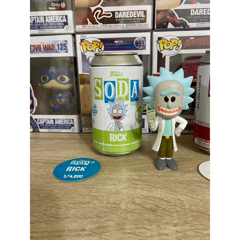 FUNKO SODA RICK AND MORTY 瑞克普版 二手拆擺 美系公仔 | 蝦皮購物