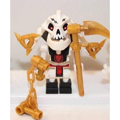 |樂高先生| LEGO 樂高 2505 2507 幽靈王 骷髏王 薩姆卡 njo014 反派 旋風忍者 展示品 | 蝦皮購物