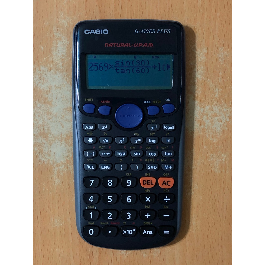 CASIO fx-350ES PLUS 工程計算機 附說明書 | 蝦皮購物