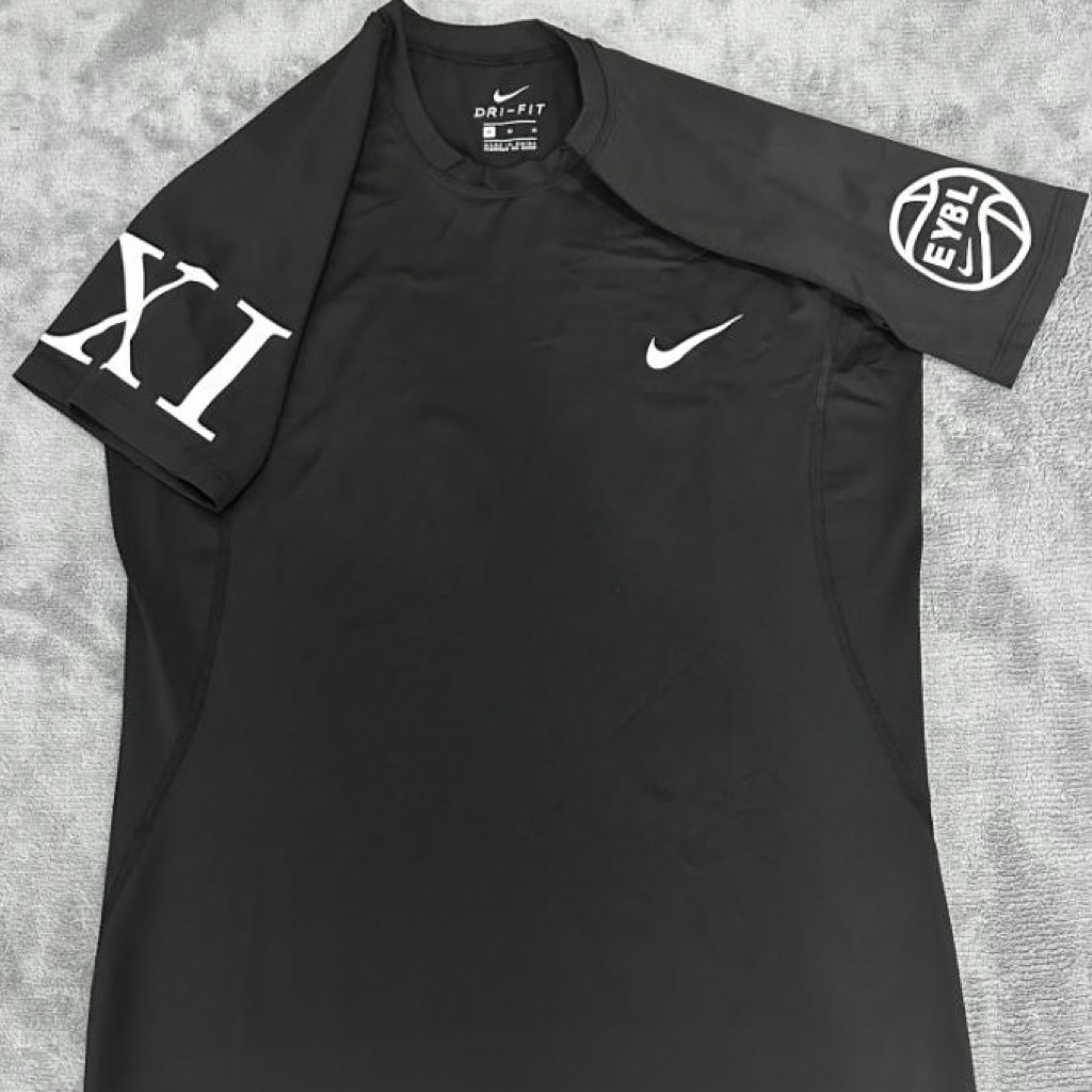 [EC] 訂金 “XI” 🏀EYBL PRO緊身籃球短袖/Compression Tee 兩色可選🖤🤍 | 蝦皮購物