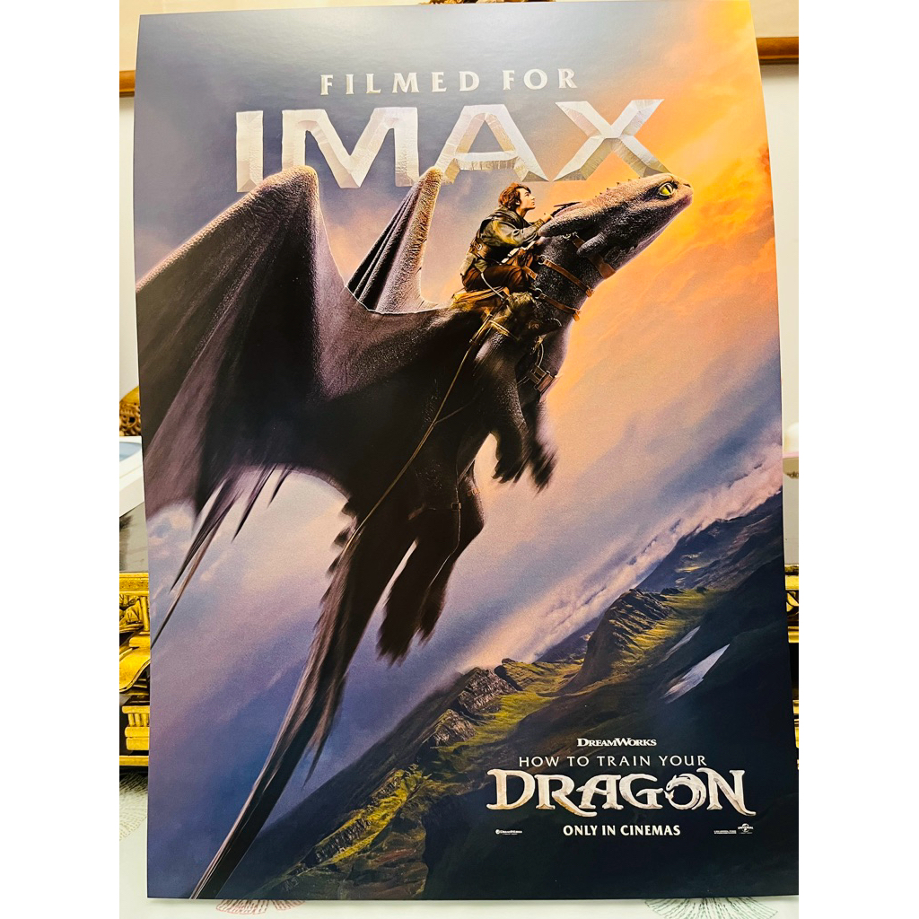 馴龍高手 IMAX A3海報 | 蝦皮購物