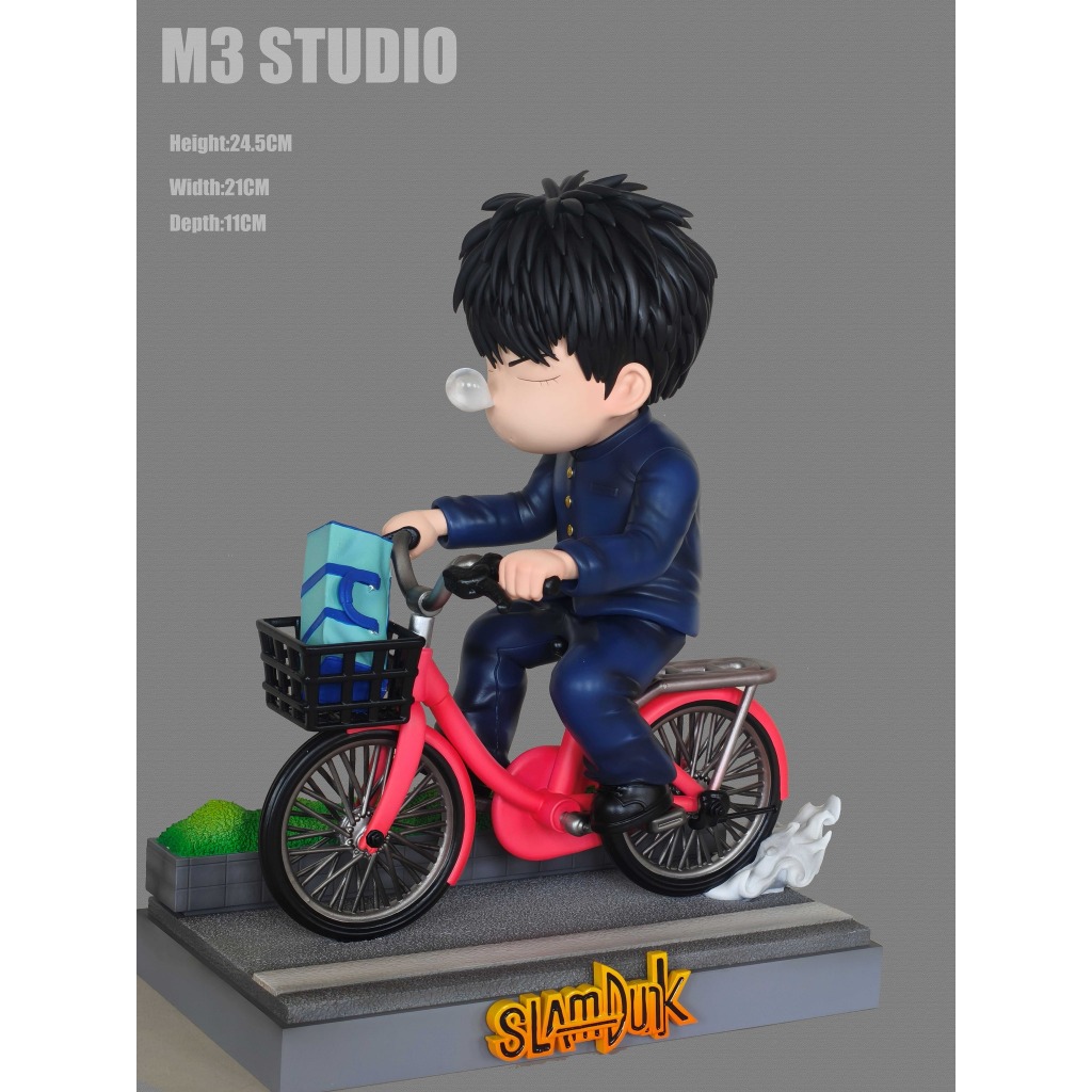 GK預購 M3 工作室 灌籃高手 Q版 自行車睡覺流川楓 3.0 稚熱gk公仔模型 AB14447 | 蝦皮購物
