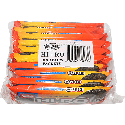 HIRO Chocolate Sandwich Cookies_33g by 10s | 蝦皮購物