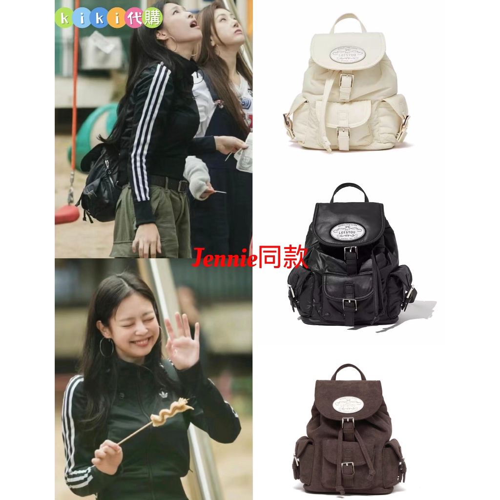 📍KiKi韓國 LOTSYOU 雙肩包 Jennie同款 Nostalgia chubby Backpack 後背包 | 蝦皮購物