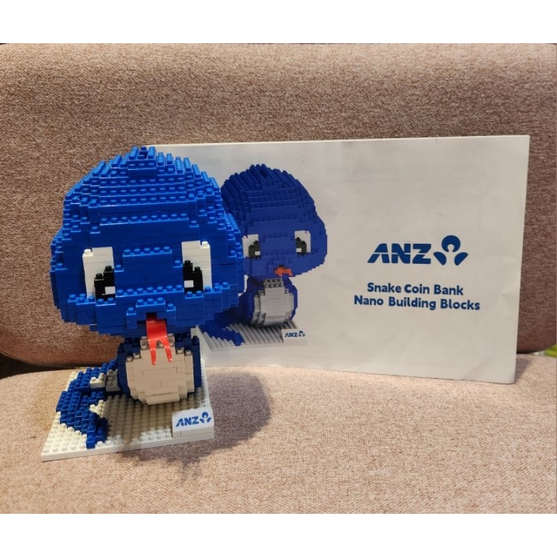2025年 ANZ Snake Coin Bank Nano Building Blocks 樂高存錢筒 | 蝦皮購物