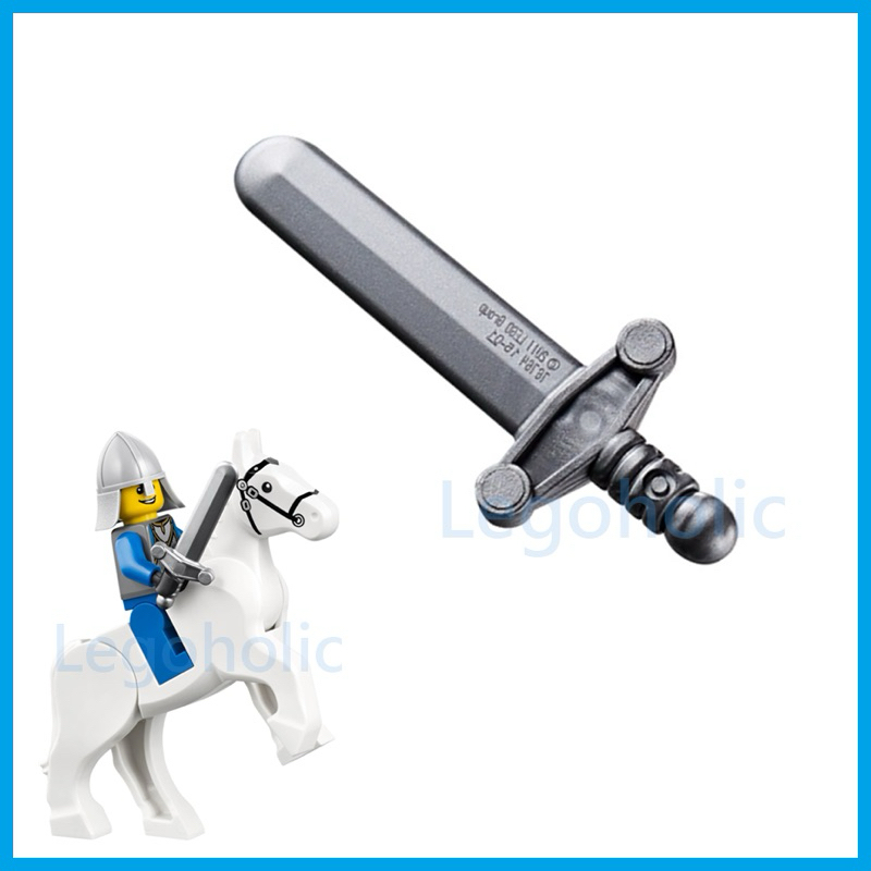 LEGO 樂高 76764 配件 平光銀色 中古騎士 短劍 全新品, 國王 平銀色 60079 70403 76026 | 蝦皮購物