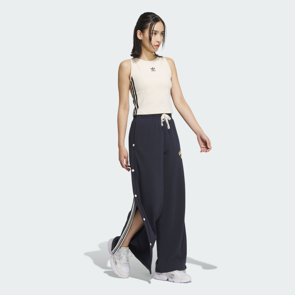 ADIDAS 長褲 VRCT BBPANTS W 黑色 排釦 復古 寬褲 女 JD6371 | 蝦皮購物