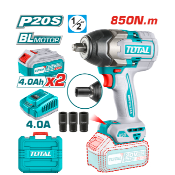 【TOTAL】UTIWLI2085 20v無刷鋰電衝擊電動扳手 電動板手 850N.m UTIWLI2085 | 蝦皮購物