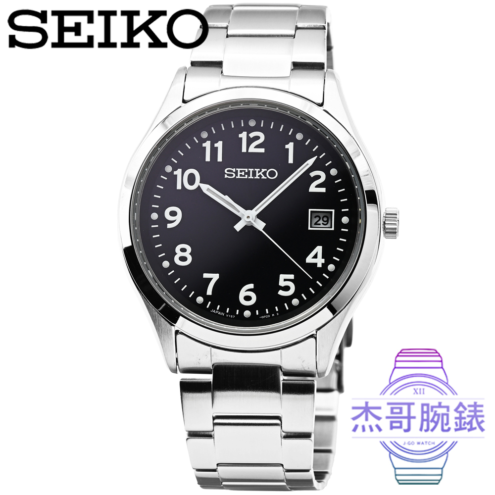 【杰哥腕錶】SEIKO精工藍寶石太陽能時尚鋼帶男錶-黑面 / SBPX155 | 蝦皮購物