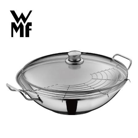 【德國 WMF】不鏽鋼炒鍋36cm 4件式 瀝油架 炸鍋 煮鍋 | 蝦皮購物
