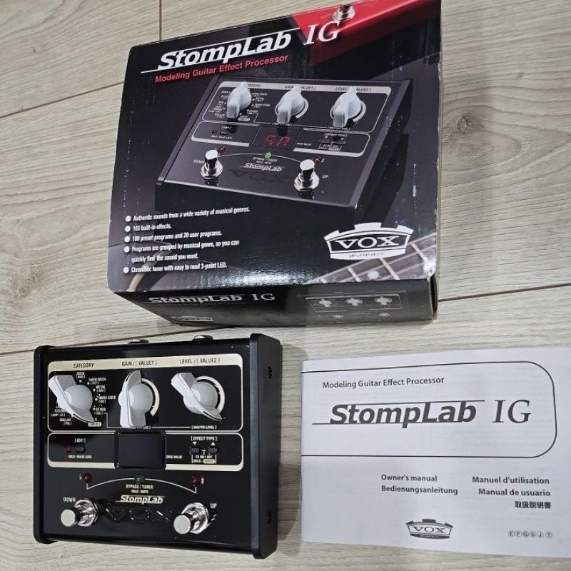 Vox StompLab IG 電吉他 綜合效果器 含變壓器 | 蝦皮購物