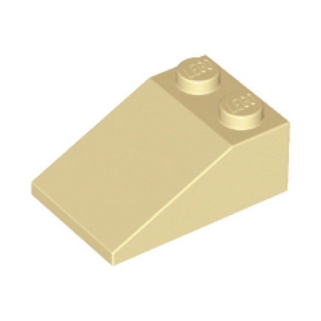 COOLPON｜這是樂高®LEGO®的正版零件 3298 斜面磚 Slope 33 3x2 6020375 砂色 | 蝦皮購物