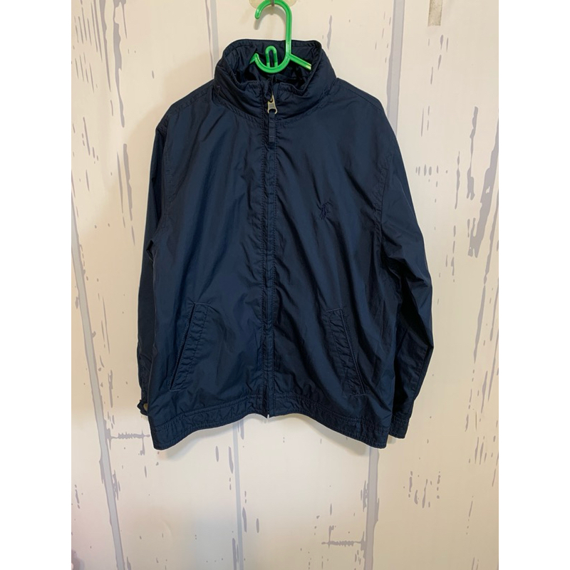 二手 百貨專櫃 已剪標RL Ralph Lauren 深藍色防風外套 薄外套 尺寸5Y 大約110-120公分 | 蝦皮購物