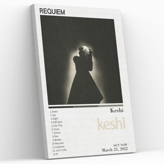 【keshi album Requiem 歌手專輯海報】無框畫 海報 | 蝦皮購物