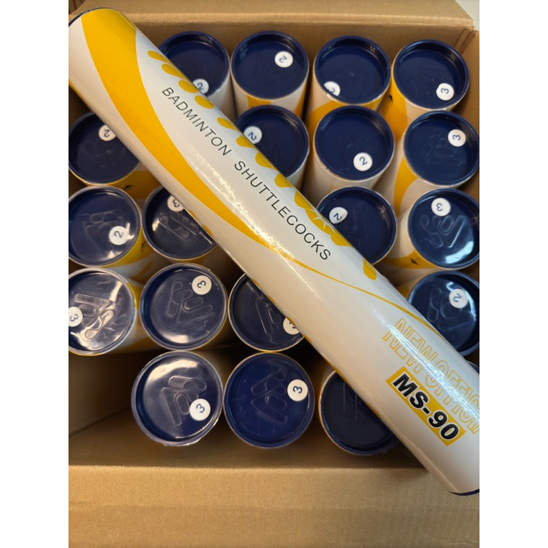 二手｜整箱 25入 MMOA羽毛球 MS-90摩亞90 羽球 九成新/無斷毛/二手羽毛球/淘汰球/練習球 | 蝦皮購物