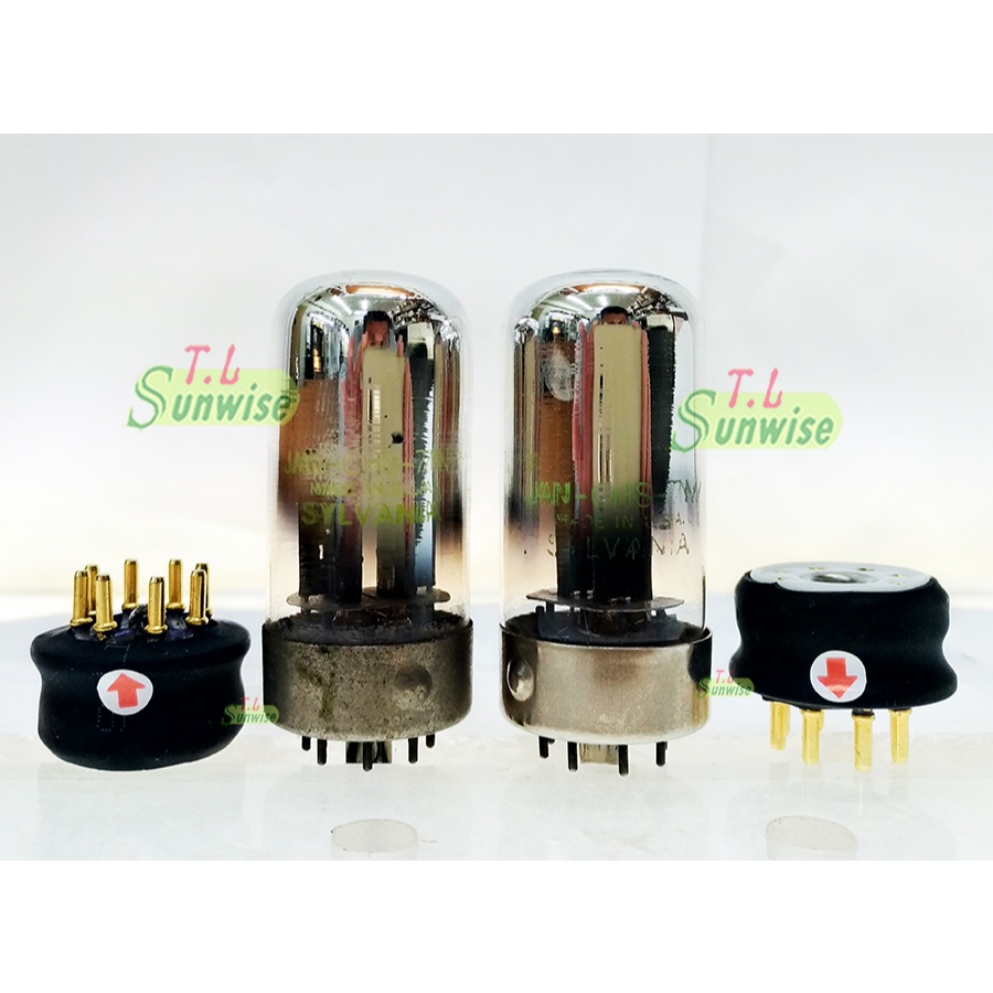 可代 6SN7 ︽NO:6138 美國 SYLVANIA 7N7 (NOS) 真空管 附 ︽NO:9907 轉接座 2組 | 蝦皮購物